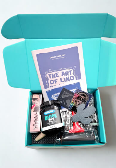 Online Print Making Classes | Virtual Print Making | Kits | ClassBento