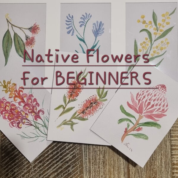 Beginner Watercolour Painting Class: Native Flowers Sunshine Coast | ClassBento