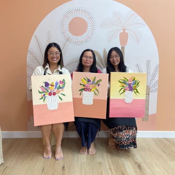 BYO Sip and Paint Class: Textured Art Painting Brisbane | ClassBento