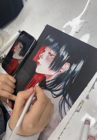 Kids and Teens Art Class: Watercolour, Oil Pastel and Anime Drawing ...