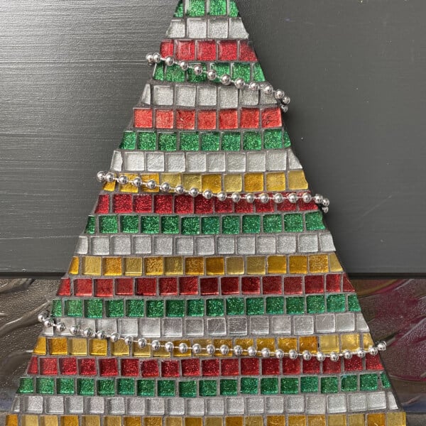 Mosaic Christmas Tree Hanging Workshop Central Coast | ClassBento