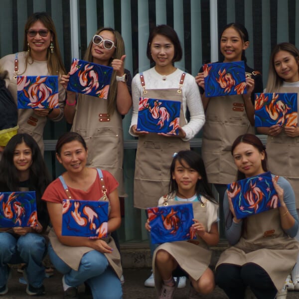 Paint and Sip Class for Team Bonding and Parties Melbourne | ClassBento