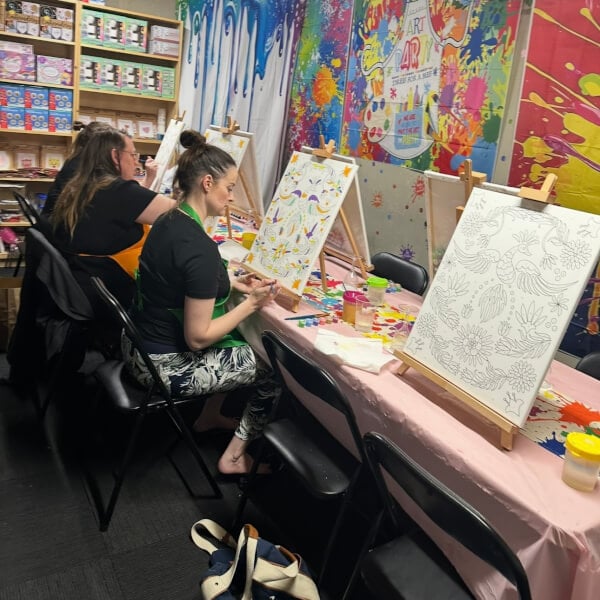 Regal Lion Paint by Number Paint ‘N ‘ Sip Sydney | ClassBento