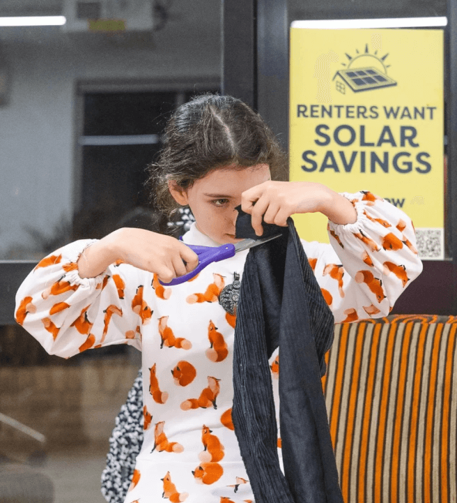 School Holiday Upcycled Fashion Sewing Workshop Perth | ClassBento