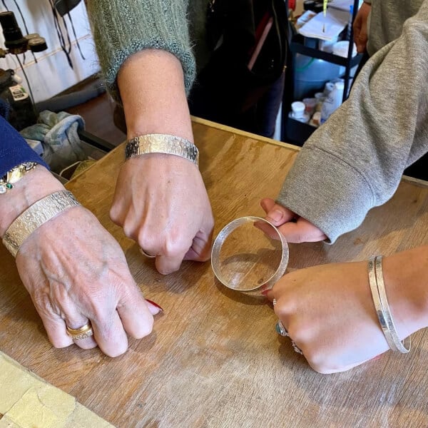 Silver Bangle Making Workshop Perth | Gifts | ClassBento