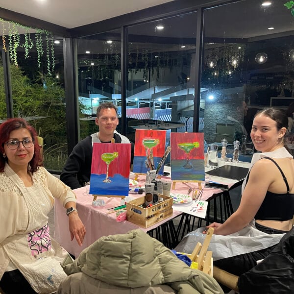 Social Paint and Sip Class Melbourne | Gifts | ClassBento
