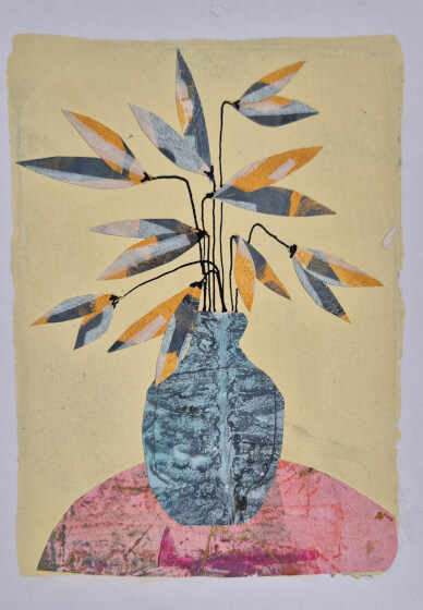 Collage Workshop with Gelli Printed Papers - Still Life Melbourne ...