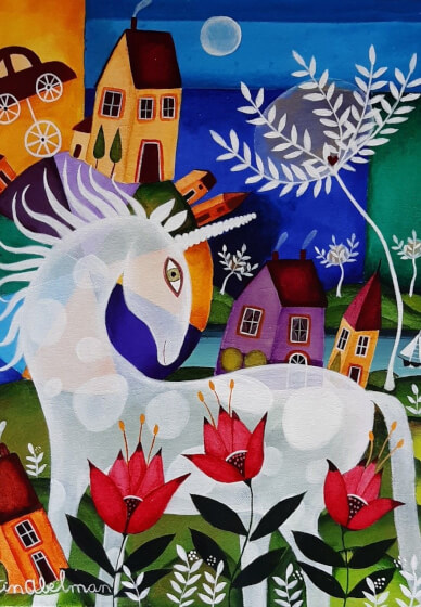 Galloping Horses – 1 Metre Canvas Acrylic Painting Melbourne | ClassBento