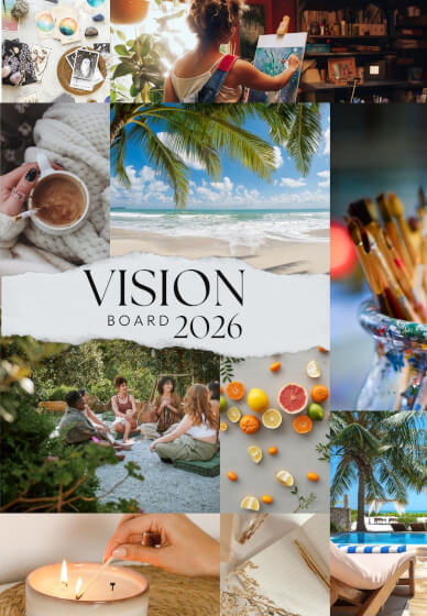 Make a Vision Board at Home | Online class & kit | Gifts | ClassBento