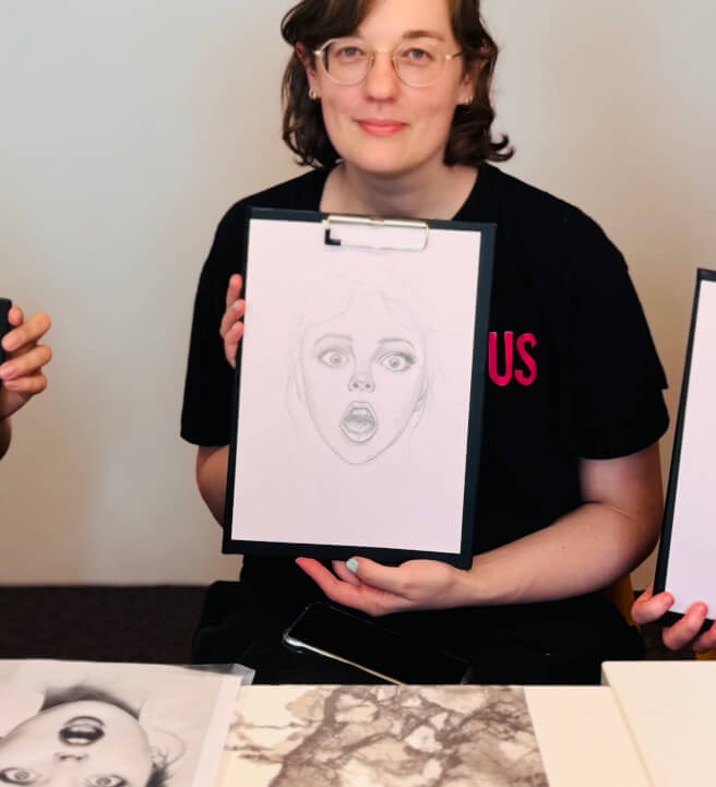 Pencil Portrait Workshop: Draw Any Face, Ready to Gift Brisbane ...