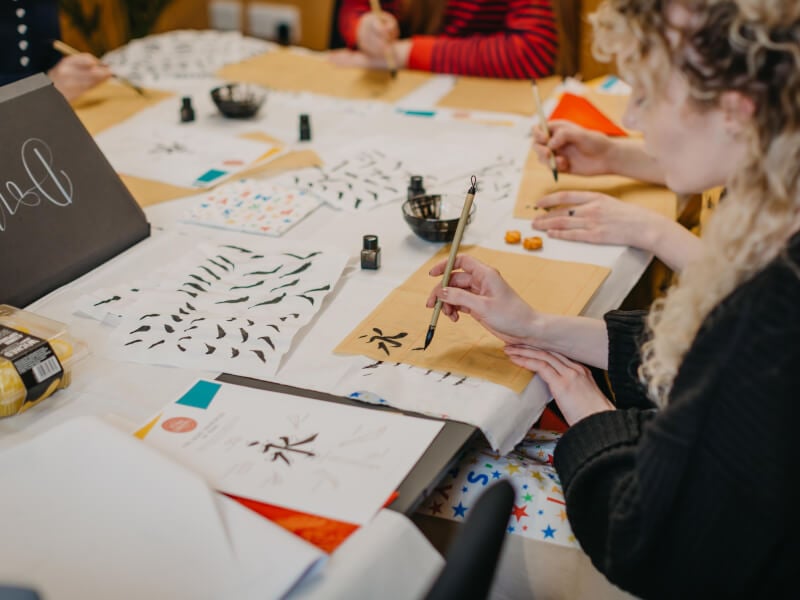 Calligraphy Classes and Brush Lettering Classes Perth | ClassBento